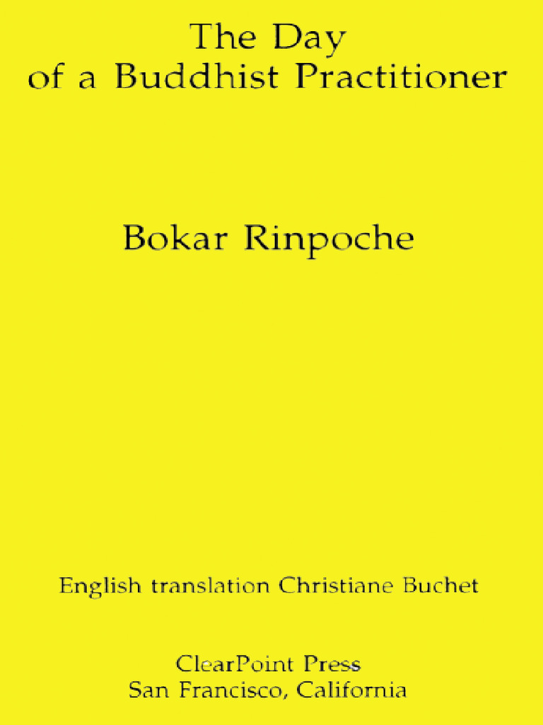 PDF282 Bokar DayOfBuddhistPractitioner | PDF | Pleasure | Breathing