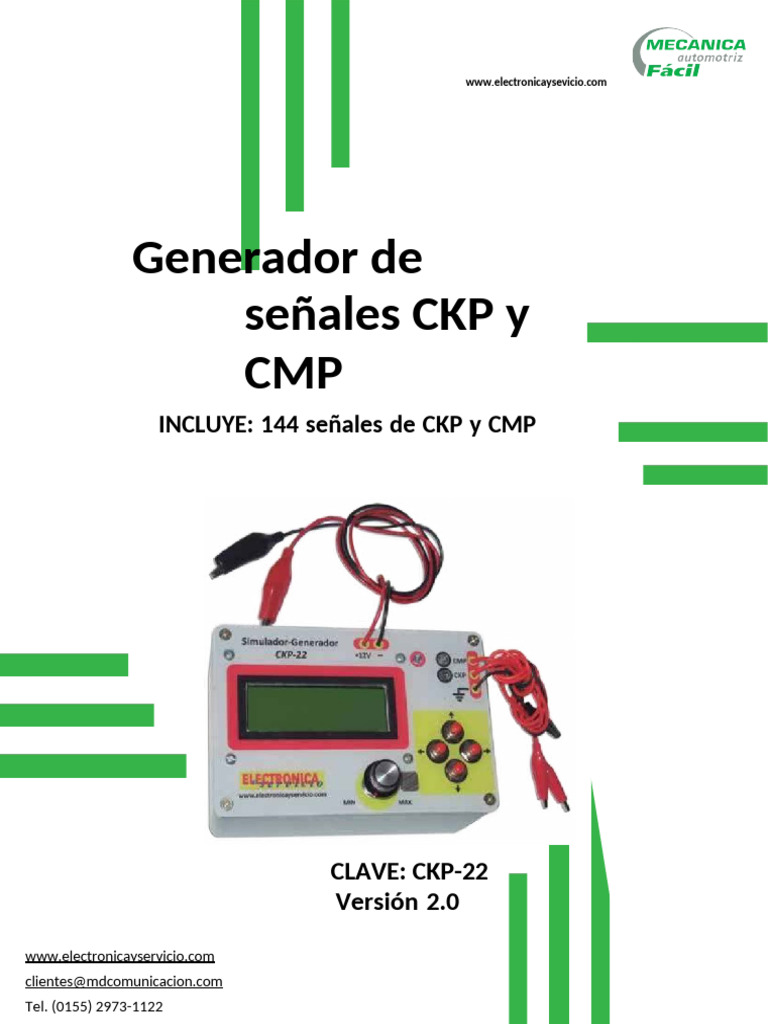 Generador de Seales CKP y CMP Compress PDF | PDF | Vehículo de motor | Tecnologías automotrices