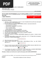 Pgf04 2022 Styczen Egzamin Zawodowy Praktyczny | PDF