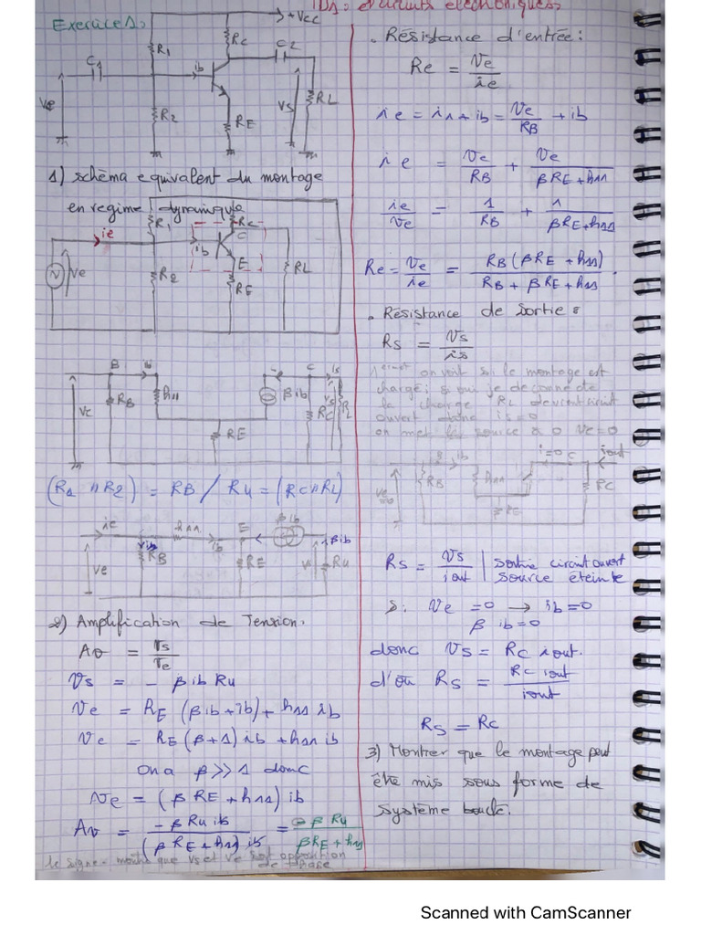 CRT td1,2 Circuit Électronique | PDF