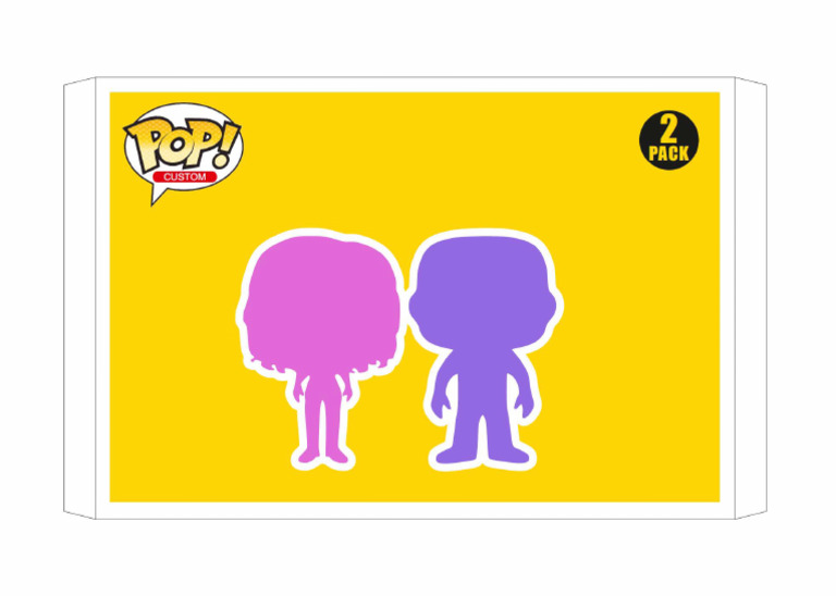 A4-2 Funko Pop Box 2 Pack Design | PDF