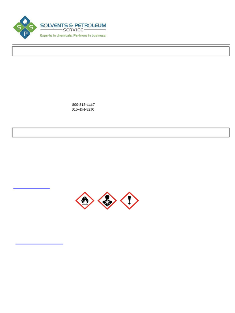 MIL-PRF-7024F Type II Safety Data Sheet | PDF | Personal Protective ...