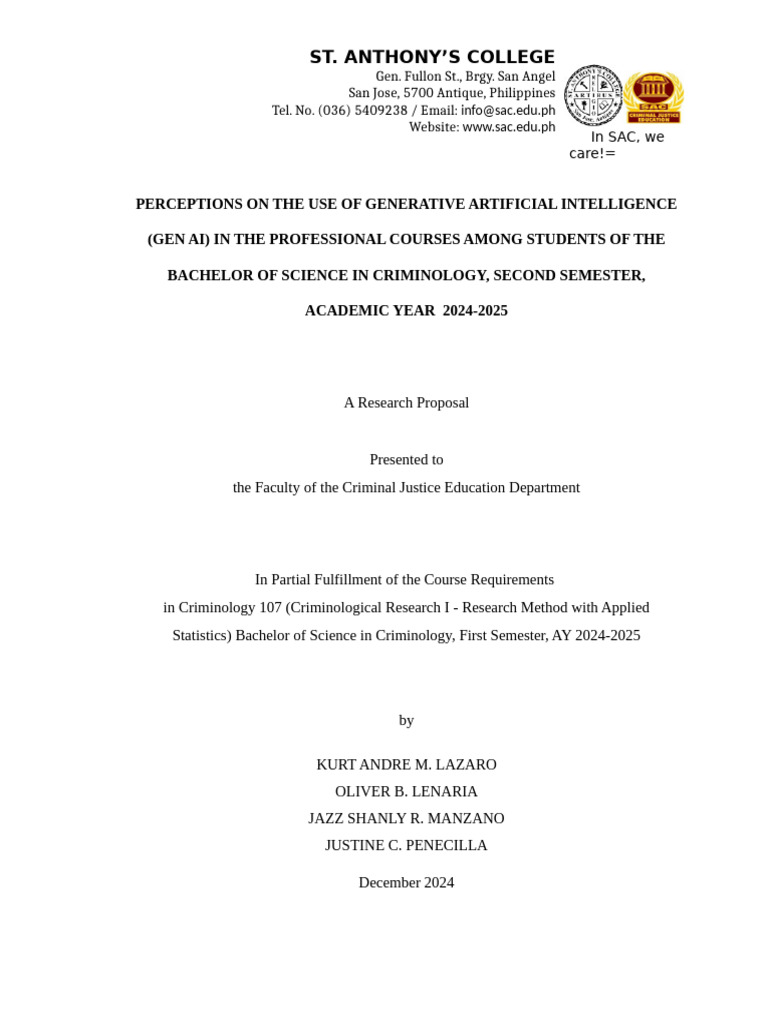 Sample of Tile Page Research Proposal | PDF