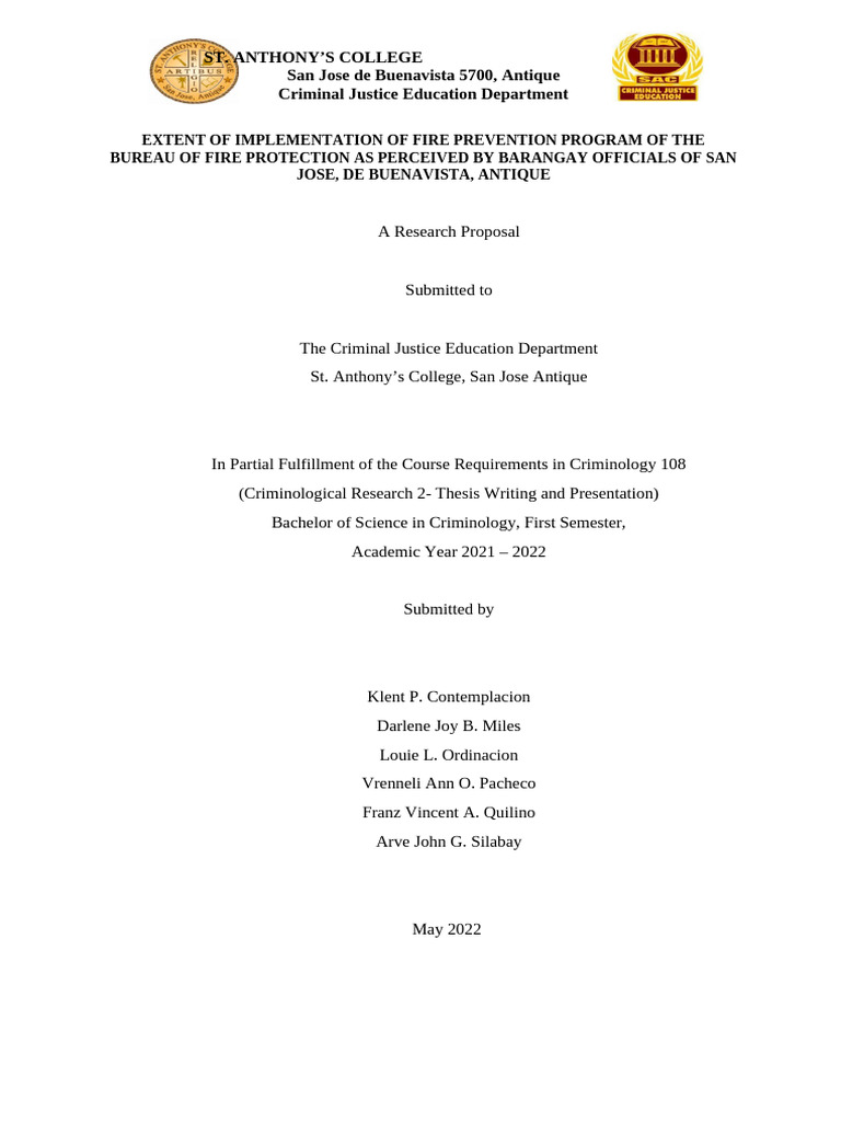 Letter For Barangay V2 | PDF | Justice | Crime & Violence