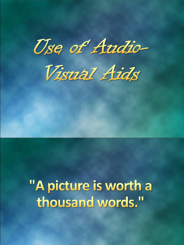 Effective Visual Aids for Presentations | PDF