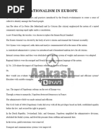 The Rise of Nationalism in Europe Class 10 Final | PDF | Balkans | Kingdom Of Prussia