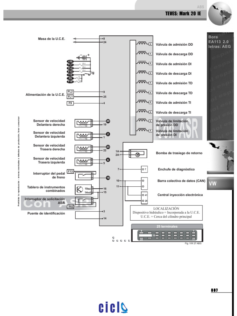 VW Abs Bora Teves Mark 20ie PDF | PDF