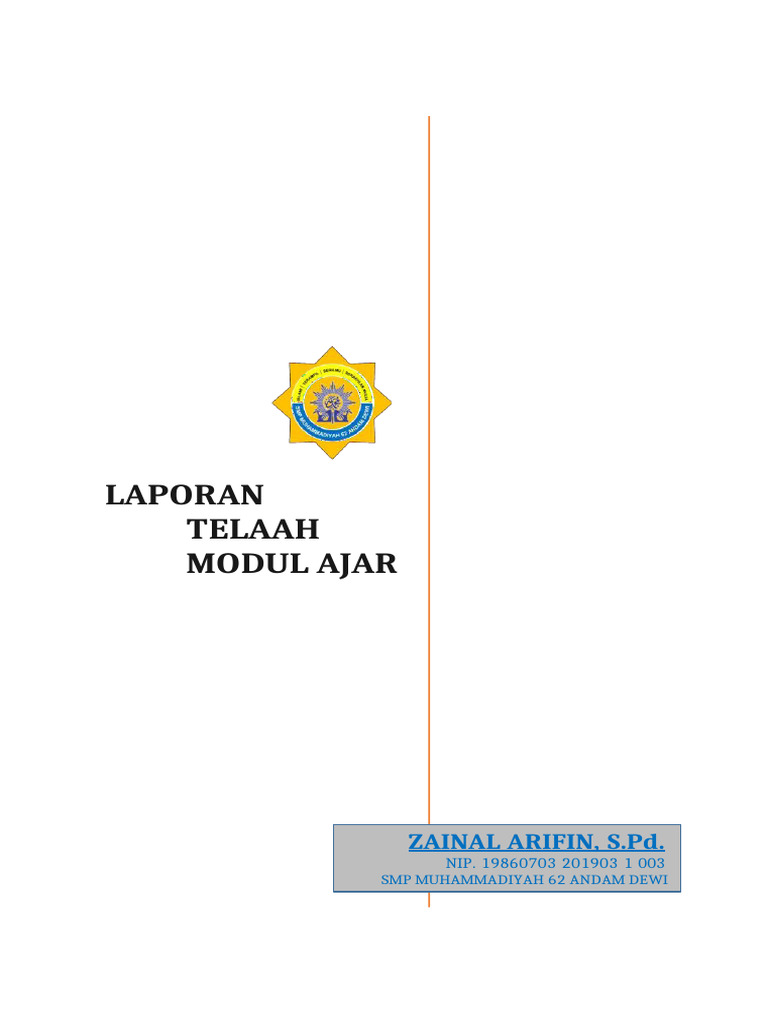 Telaah Modul Ajar di SMP Muhammadiyah | PDF