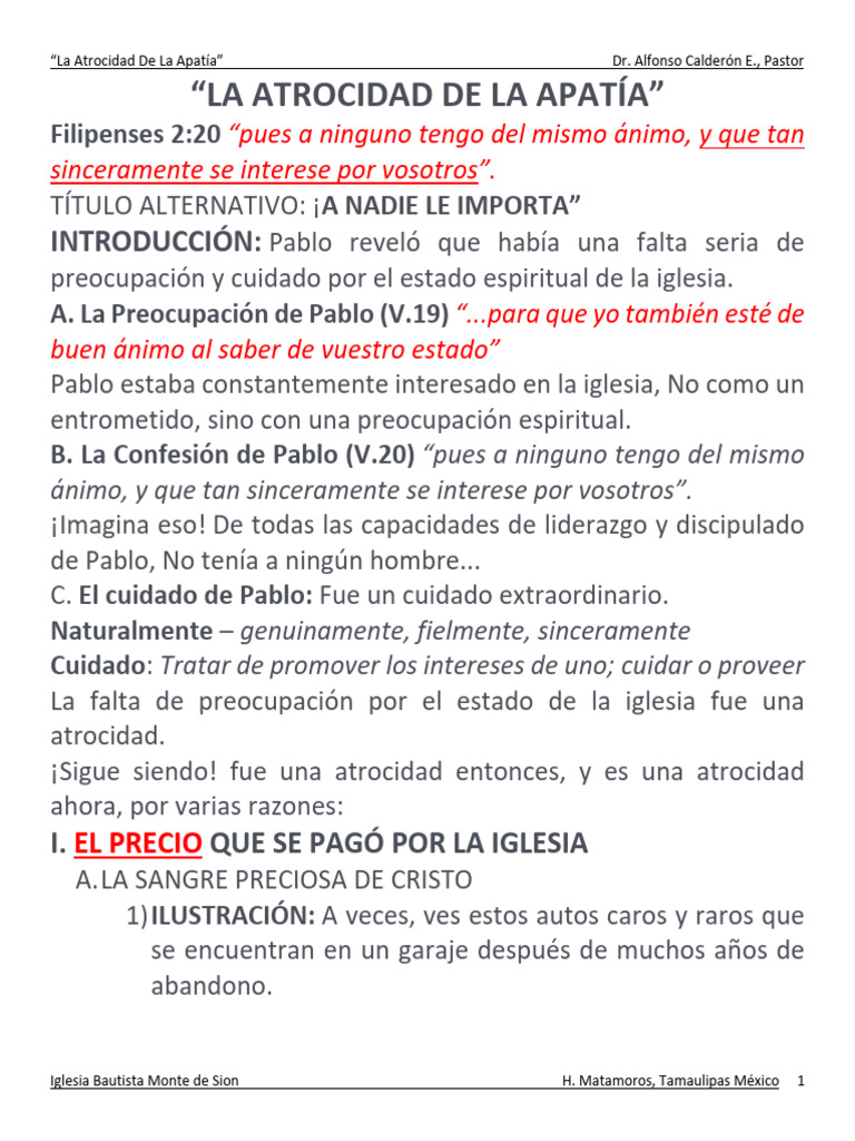 LA-ATROCIDAD-DE-LA-APATIA | PDF | Cristo (título) | Iglesia cristiana