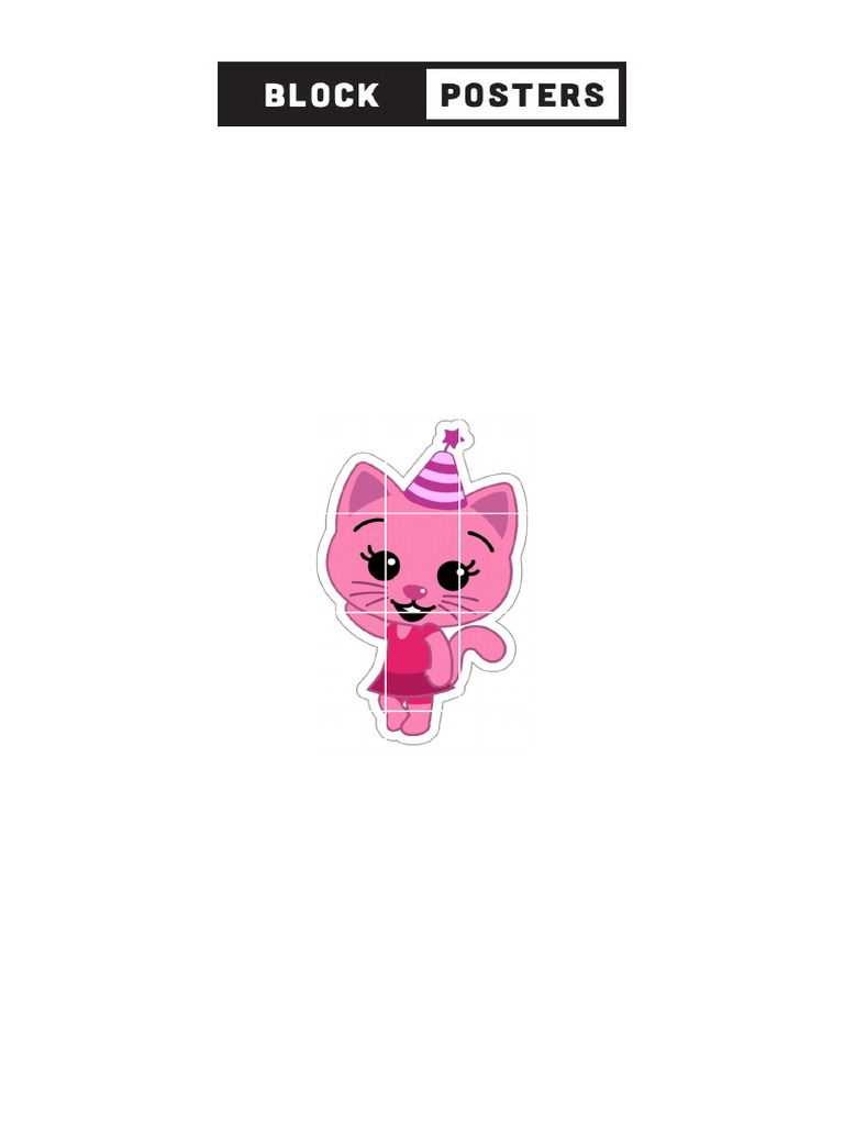 Create A4 Portrait Block Poster | PDF