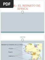 Mapa del Reparto Colonial de África | PDF | África | Colonialismo