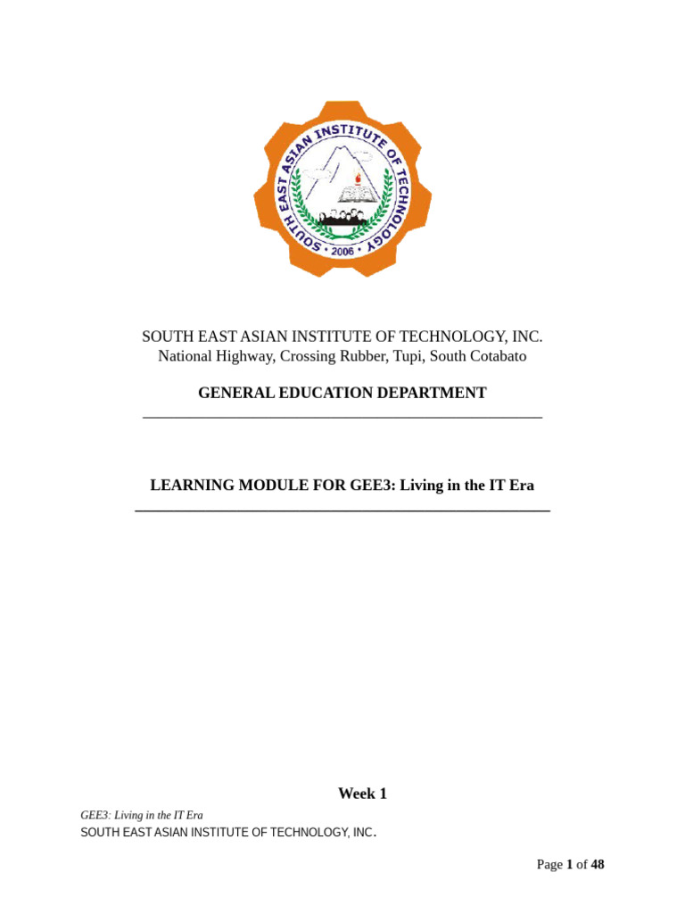 GEE3-PRELIM | PDF | Image Scanner | Computer Data Storage