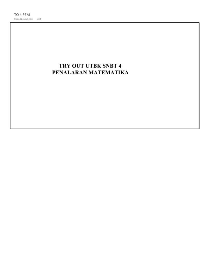 To 4 Pem | PDF