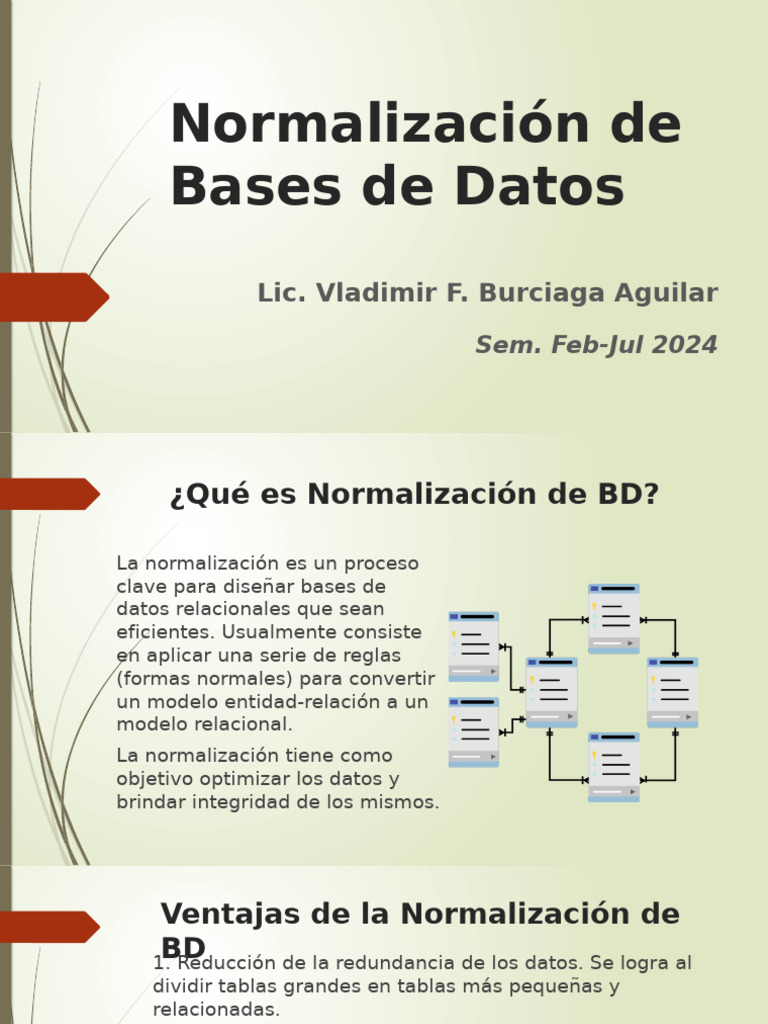 4 Normalizacion Bases Datos | PDF