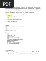 Suctioning Procedure Checklist | PDF | Cardiopulmonary Resuscitation ...