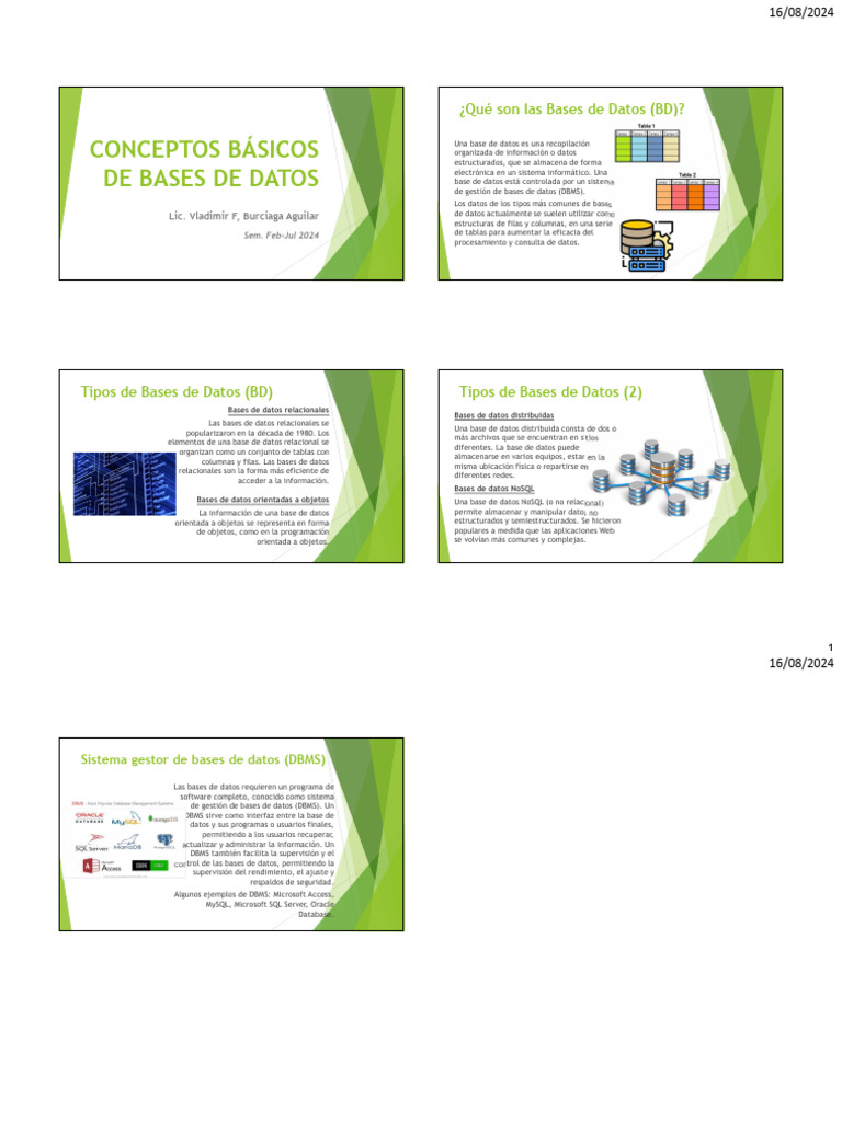 Material Didactico 4 | PDF | Bases de datos | Base de datos relacional