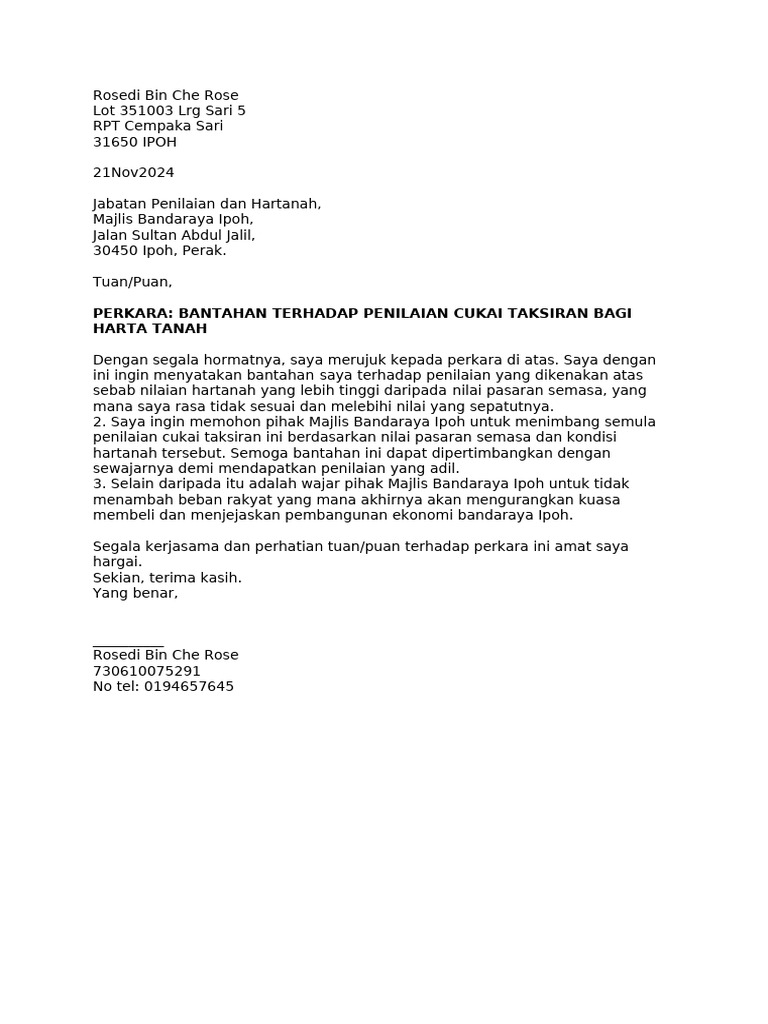 Rosedi Bin Che Rose | PDF