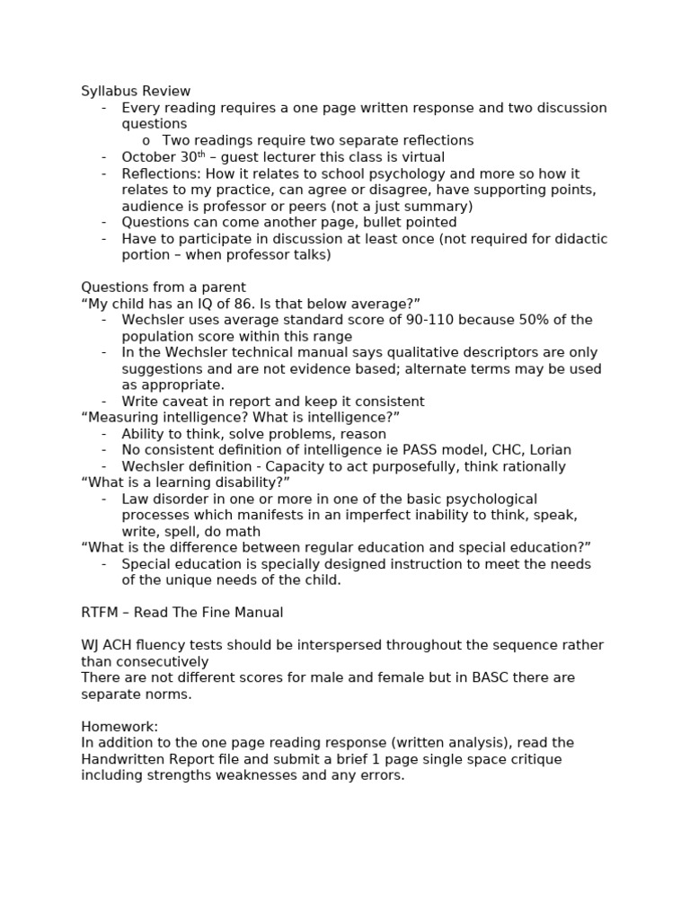 Advanced Assessment Notes 8-28-24 | PDF