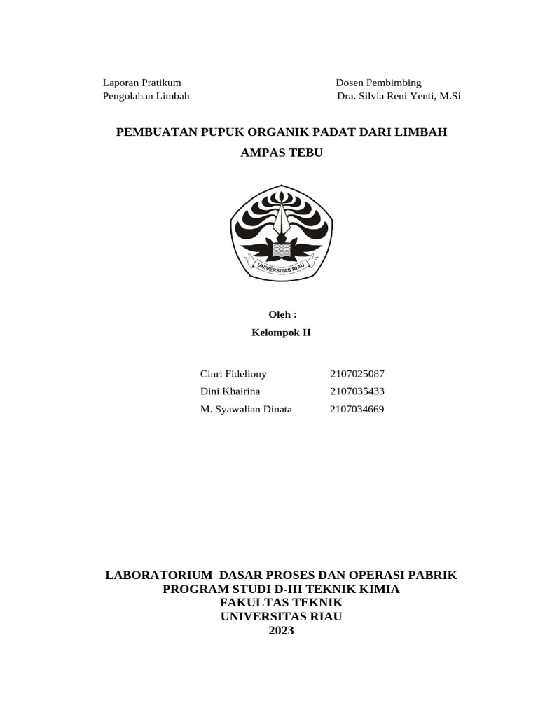 laporan prak. pupuk padat[1] | PDF