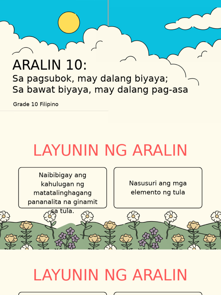 Aralin 10 | PDF