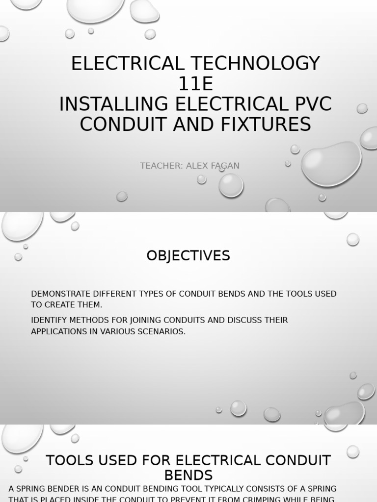 Types of Electrical Conduit Bends | PDF | Equipment | Electrical Components