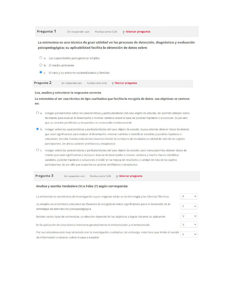 Cuestionario 3 diagnostico 100 | PDF