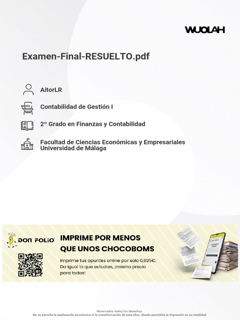 Examen final Practica resuelto | PDF