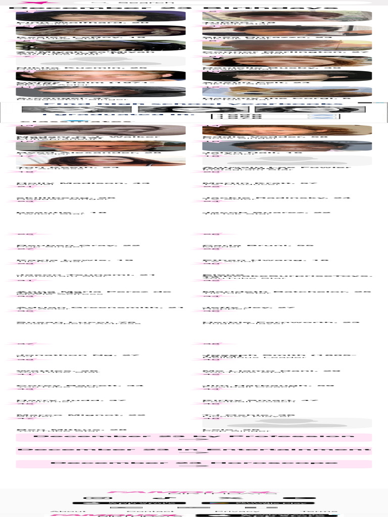 December 23 Birthdays Famous Birthdays | PDF