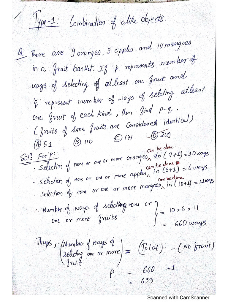 Lesson2 - Type-1-Combination of Alike Objects | PDF
