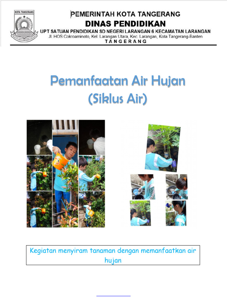 Pemanenan Air Hujan | PDF