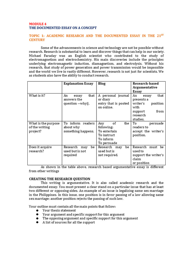 MODULE 4 Topic1 3 Handouts | PDF | Critical Thinking | Thought