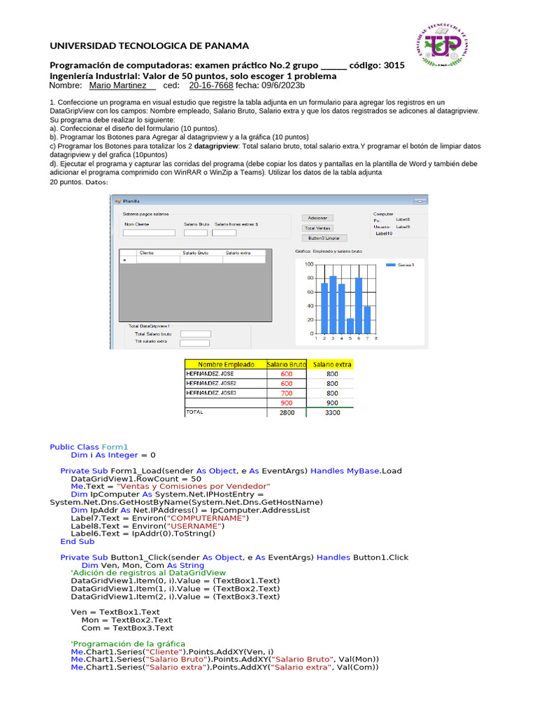 Examen 2b Practico Resuelto | PDF | Ingeniería Informática | Software