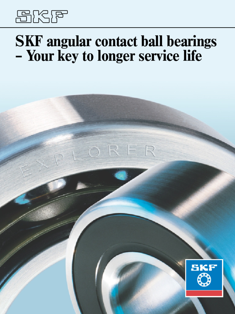 SKF Bearings | PDF | Bearing (Mechanical) | Pump