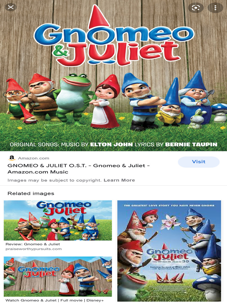 Gnomeo and Juliet - Google Search | PDF