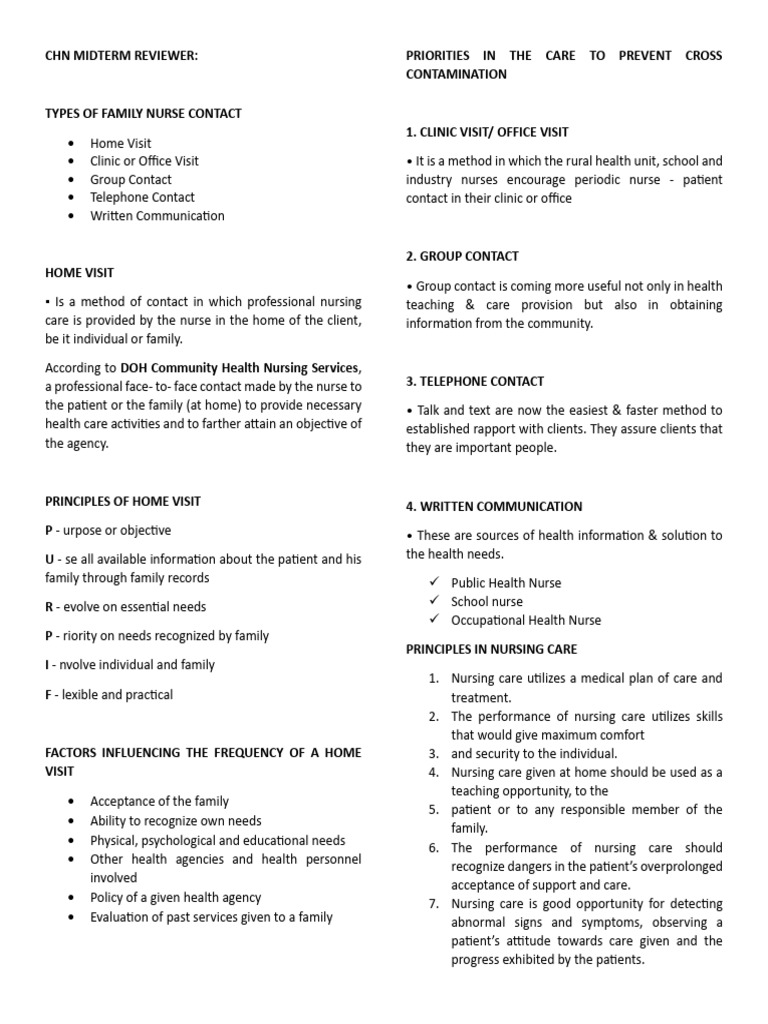 CHN REVIEWER PDF | PDF | Family | Marriage