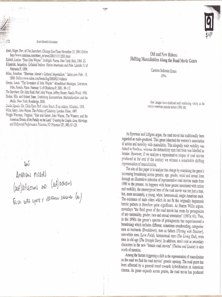 Carmen Indurain Eraso (2005), "Old and New Riders Shifting ...