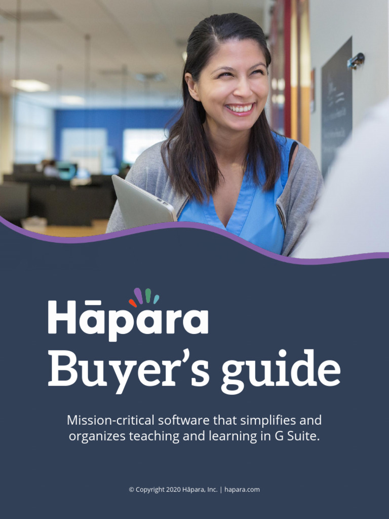 Hāpara 2020 Buyers Guide | PDF | Learning | Educational Technology