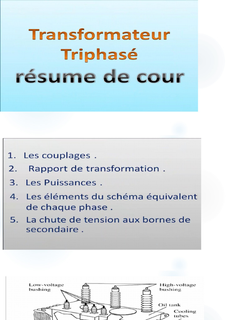 CC Transfo Triphase | PDF