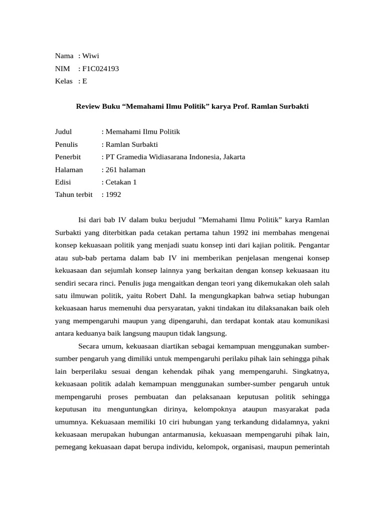 Tugas Review Buku | PDF