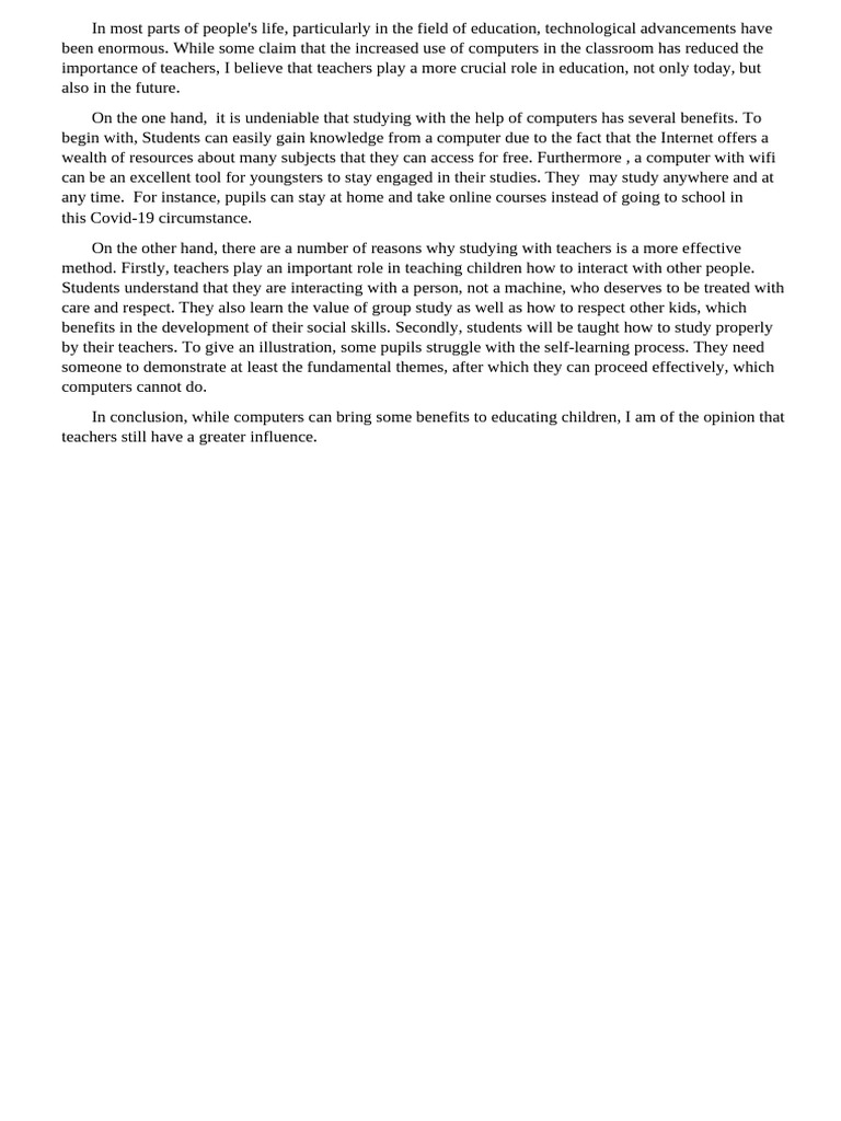 computers replace teachers | PDF computers replace teachers | PDF