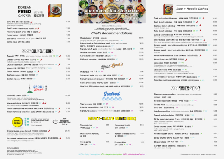 A3 menu 2023 copy | PDF | Foods | Cuisine