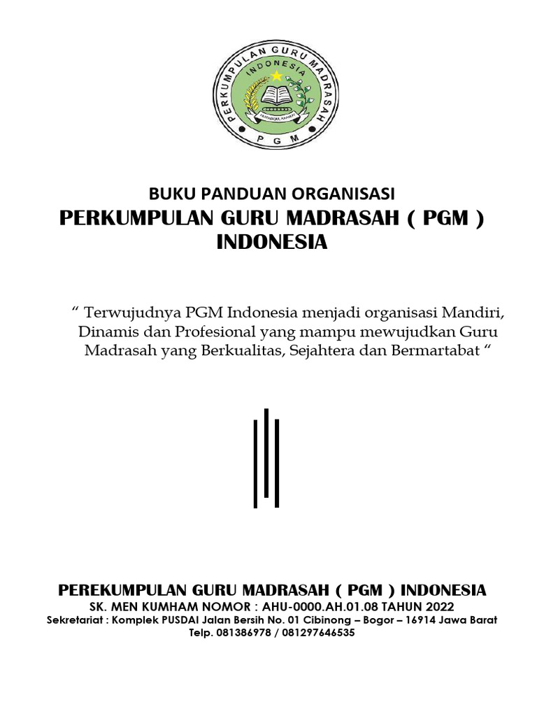 Buku Panduan Organisasi | PDF