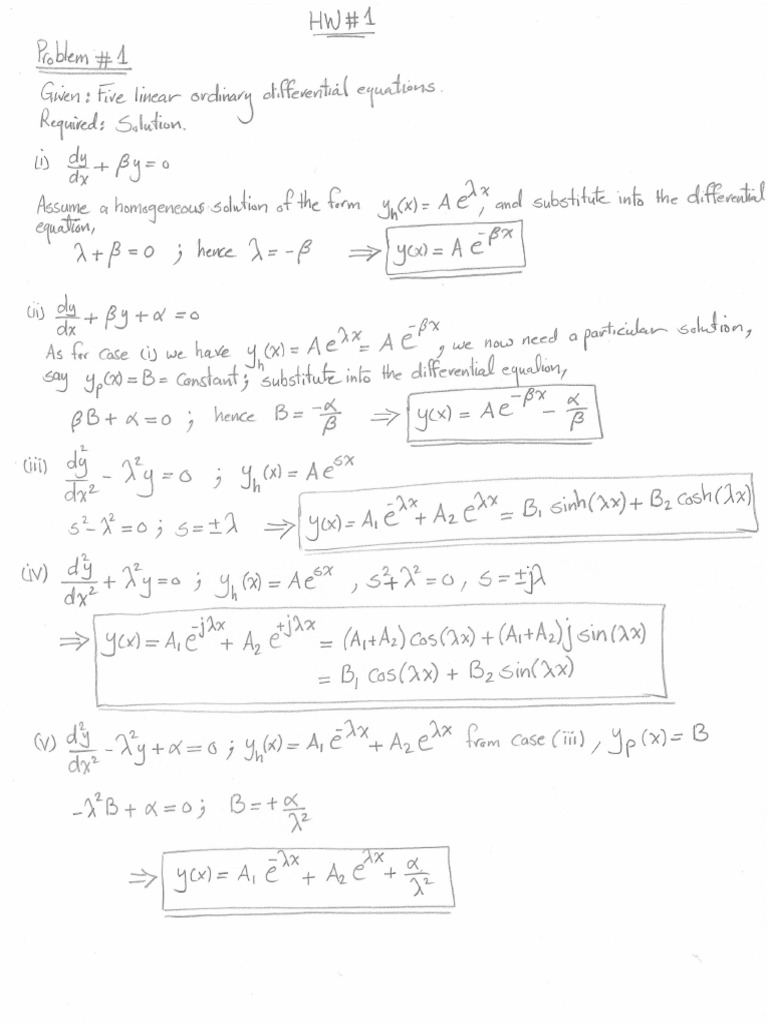 Solution of HW01 | PDF