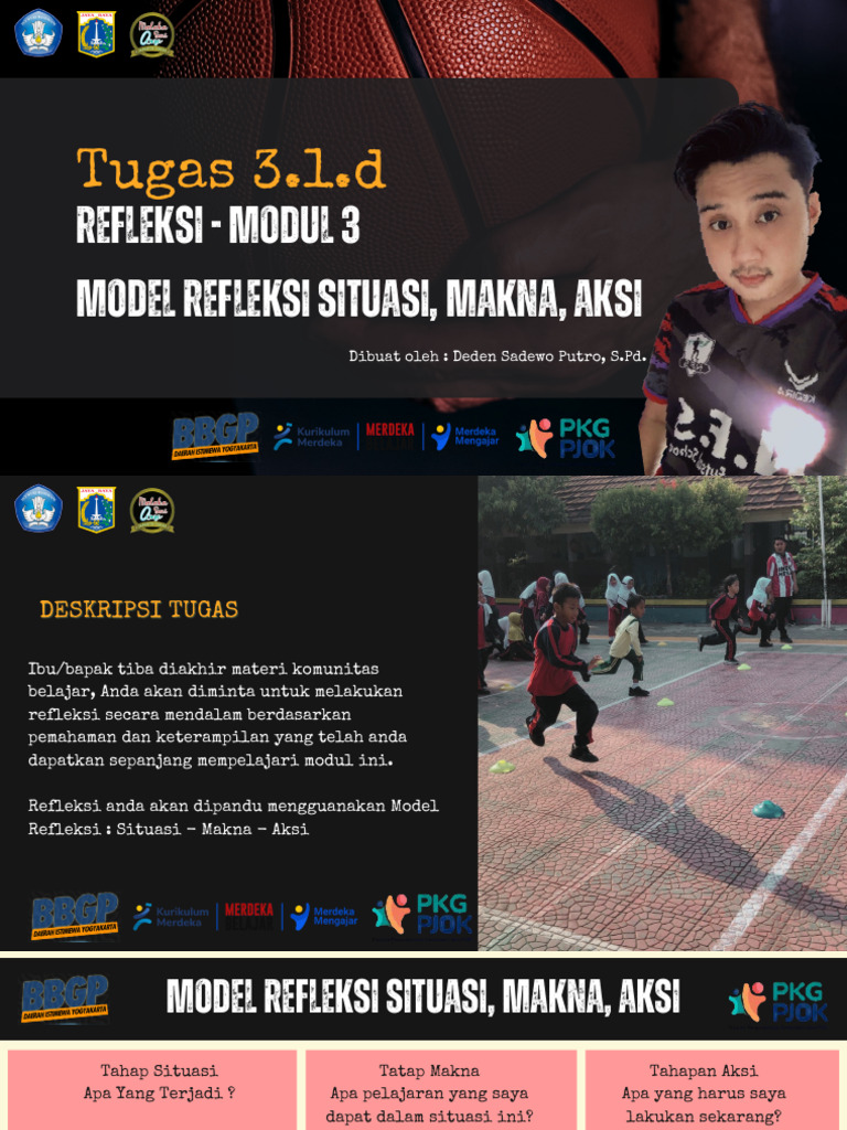DSP - Sub Modul 3.1.d Refleksi - Modul 3 - Model Refleksi Situasi, Makna, Aksi | PDF