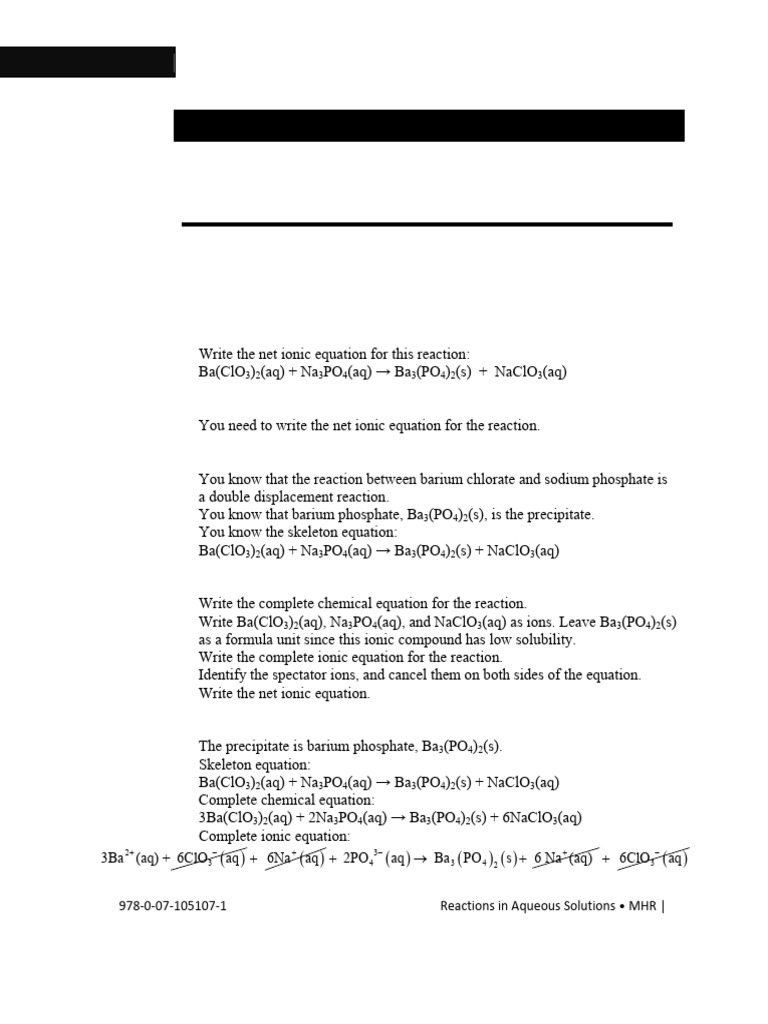 Soln Chapter 9 Practice, Review Questions | PDF | Hydroxide | Precipitation (Chemistry)