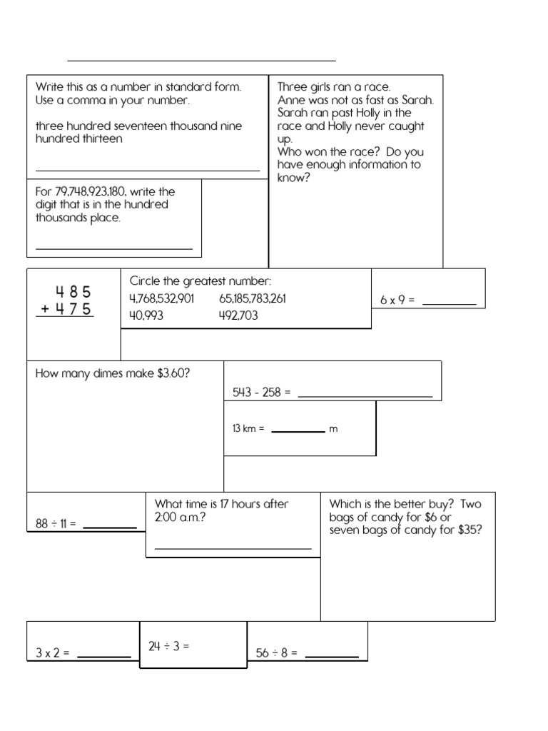 Math Worksheets for December 30 | PDF | Grammar | Syntax