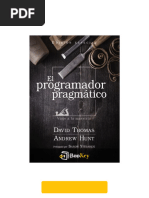 El Programador Pragmático PDF | PDF | Pragmatismo | Ingeniería de software