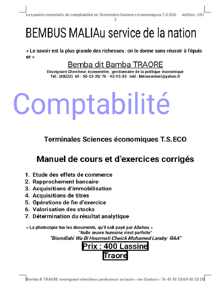 Brochure Compta TSECO 2004-1-1-1 - Phoenix | PDF