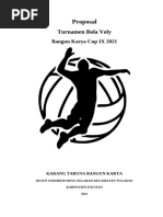 Contoh Proposal Turnamen Bola Volly Lengkap | PDF | Olahraga & Rekreasi