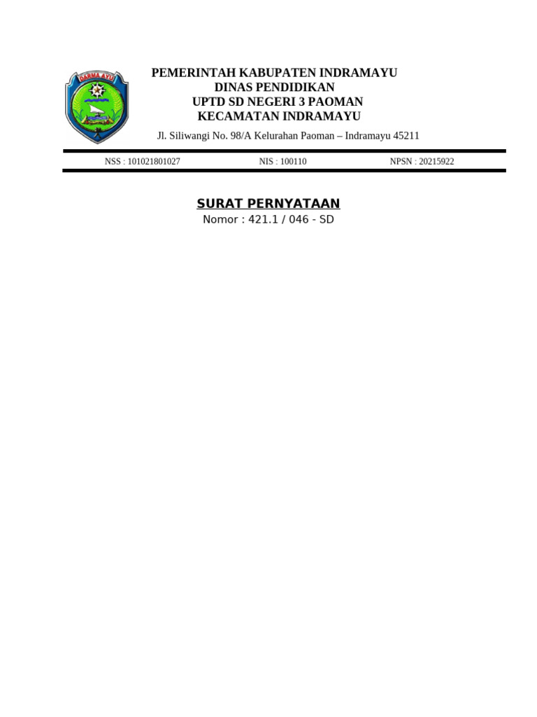 Contoh Kop | PDF